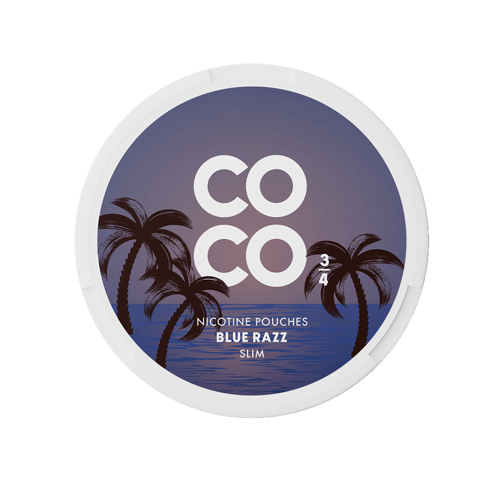 Commander en ligne le snus sans tabac COCO Blue Razz - livraison rapide