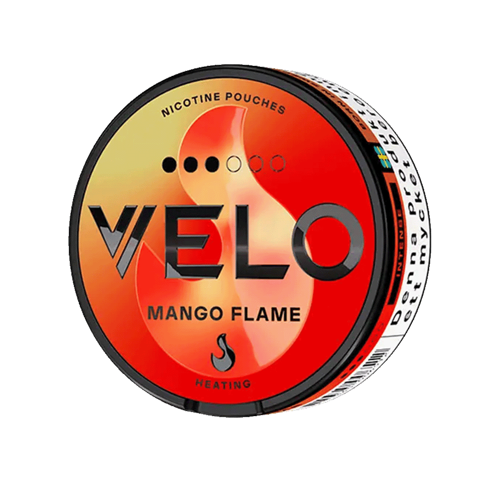Velo Mango Flame - Refreshing mango Snus. Scheller shipping.